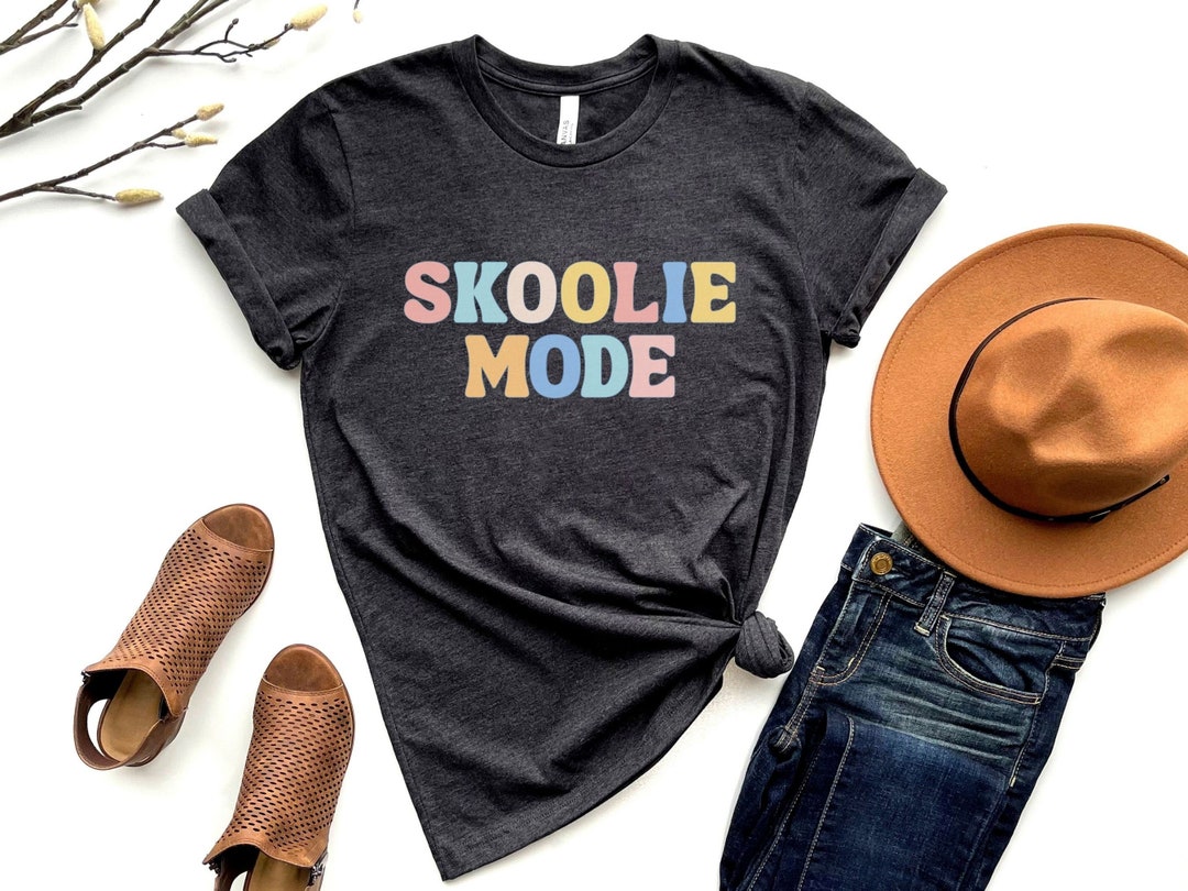 SKOOLIE MODE | Cute Skoolie Shirt for Women | Skoolie Gift | Bus ...