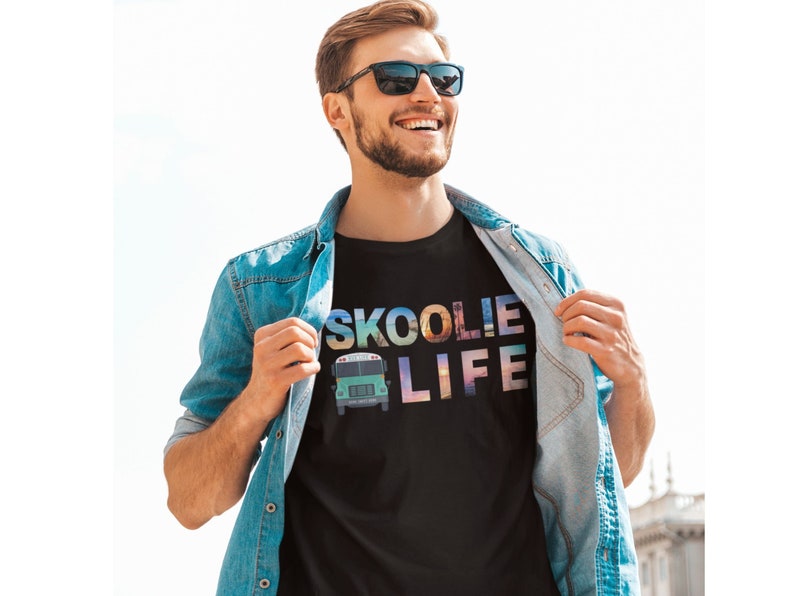 SKOOLIE SHIRT for COUPLES | Bus Life Shirt | School Bus Shirt for ...