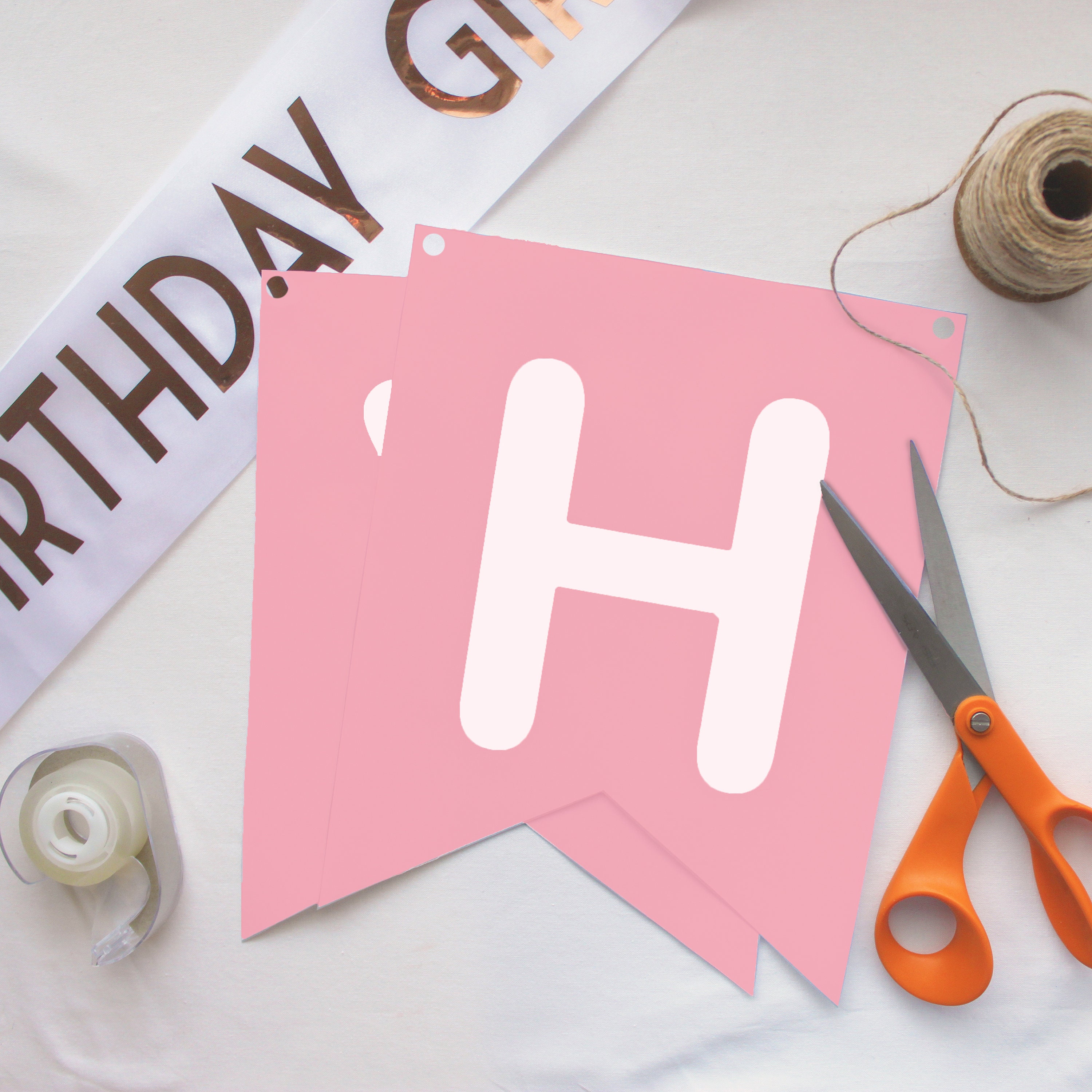 Its A Girl Banner Template