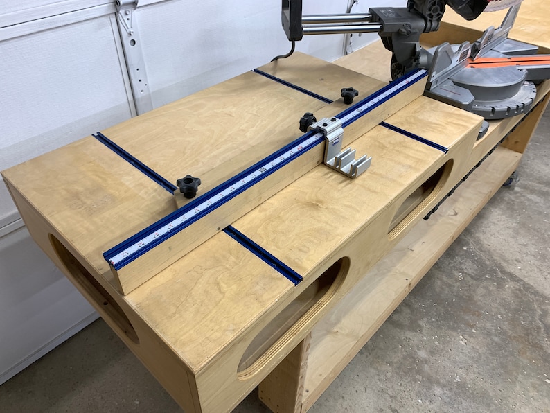 DIY Mobile Miter Saw Station Digital Plans - Etsy