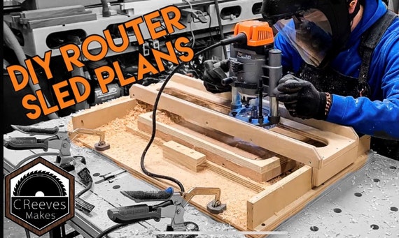 DIY Mini Router Sled Plans - Etsy Canada