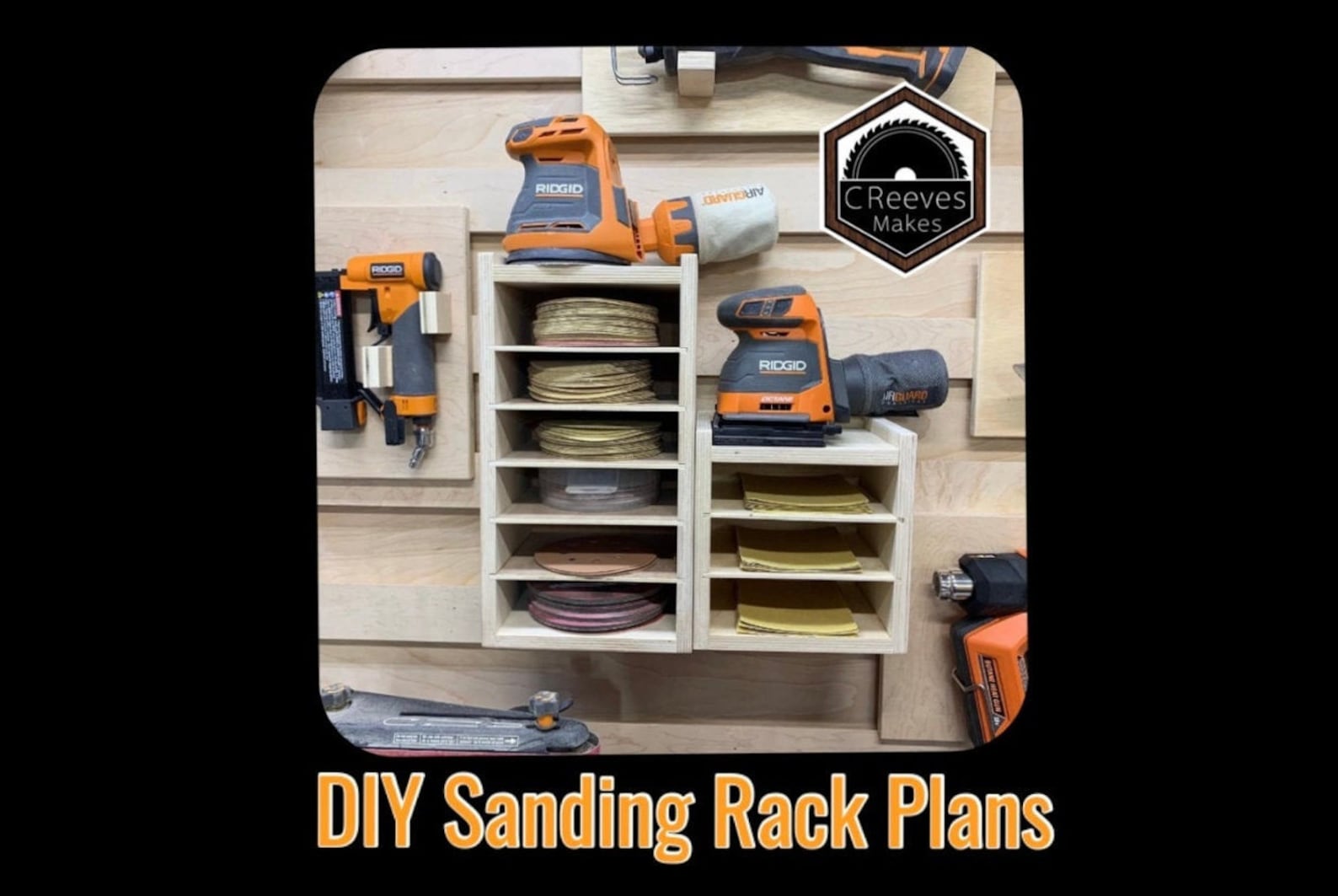 DIY Sanding Rack Plans - Etsy