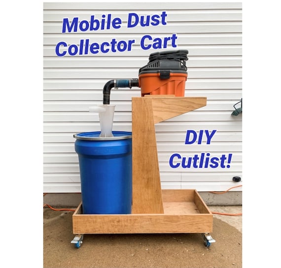 DIY Mobile Dust Collector Cart Digital Cut List/ Plans | Etsy