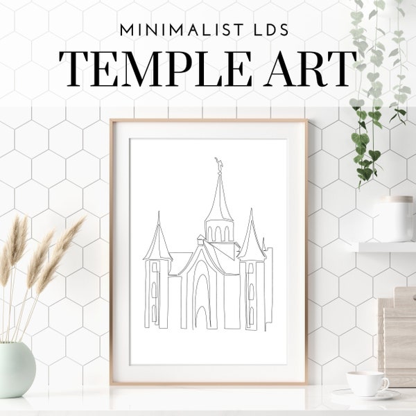 Lds Minimalist Art - Etsy