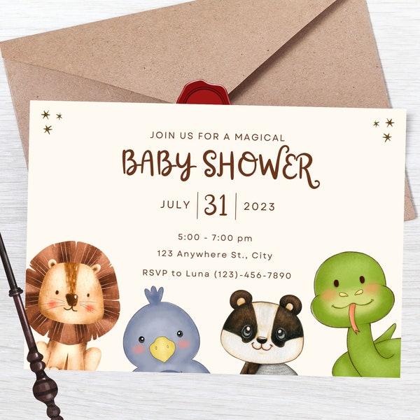 Hp Baby Invitation - Etsy