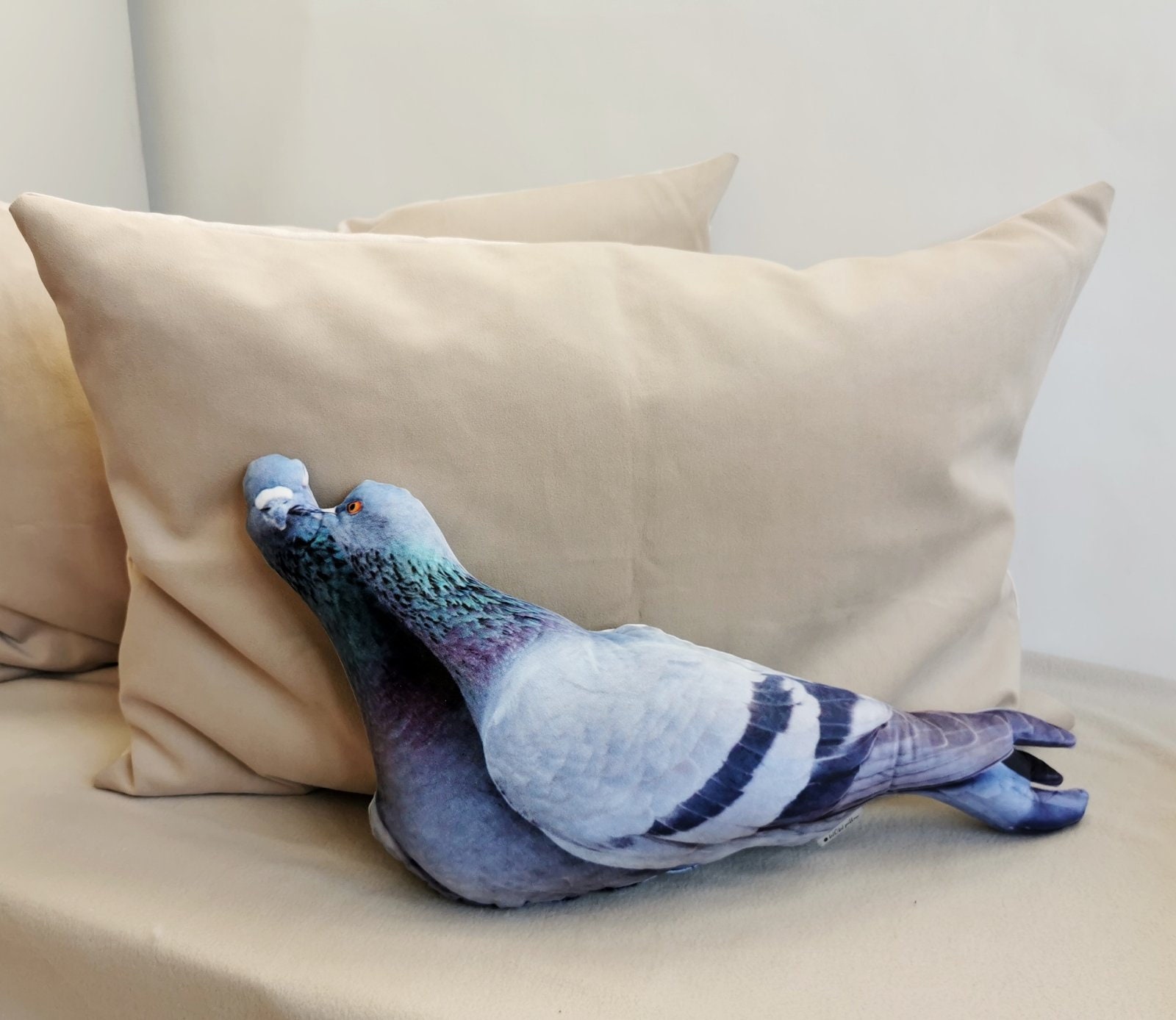 Pigeon Stuffed Pillow, Crazy Dove Bird Shaped Cushion, Life Like ...