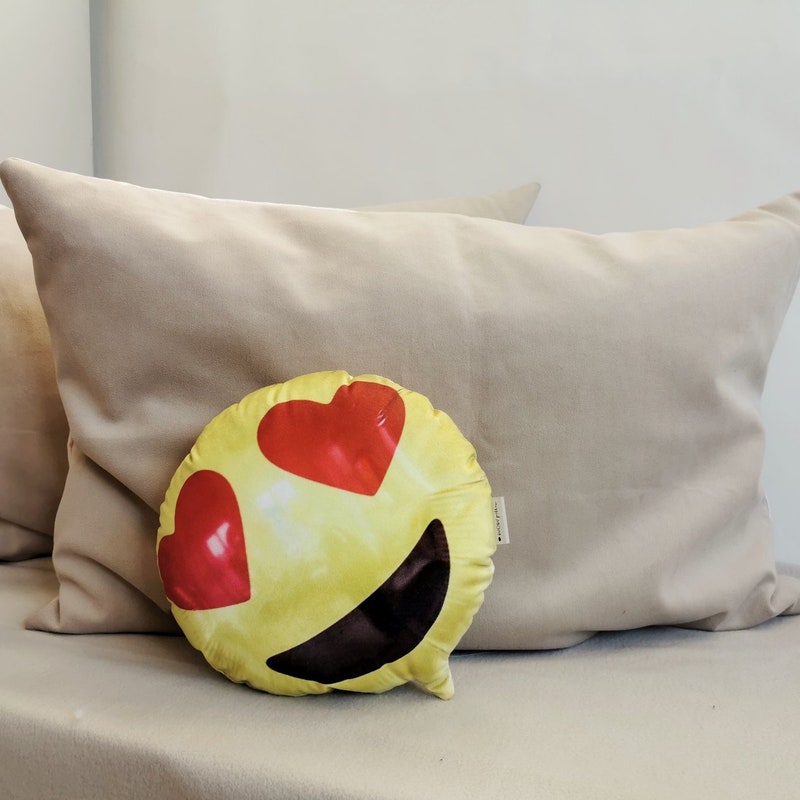 Emoji Smile Pillow - Etsy