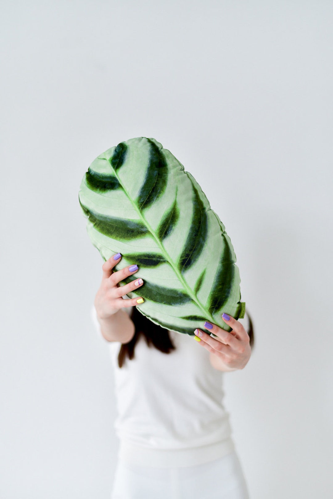 Tropisches Blatt Kissen für verrückte Pflanze Mama Geschenk, Pflanzen ...