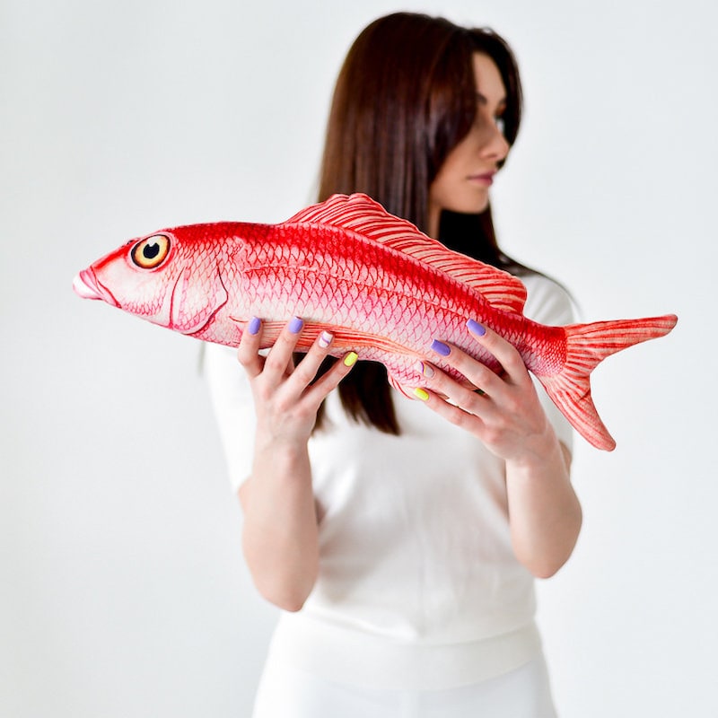 Giant Stuffed Fish Pillow - Etsy