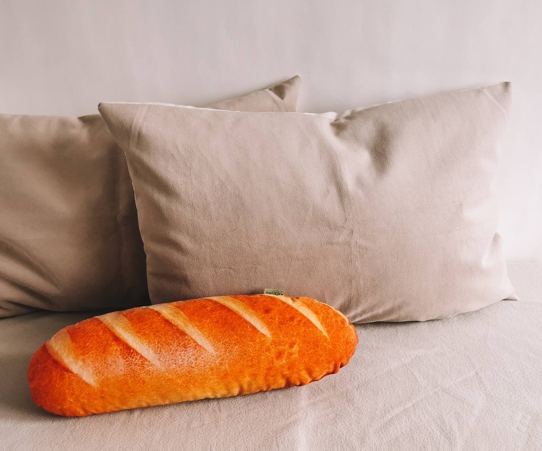Bread Plushie for Funny Gift, Teenager Room Decor Pillow Baguette - Etsy