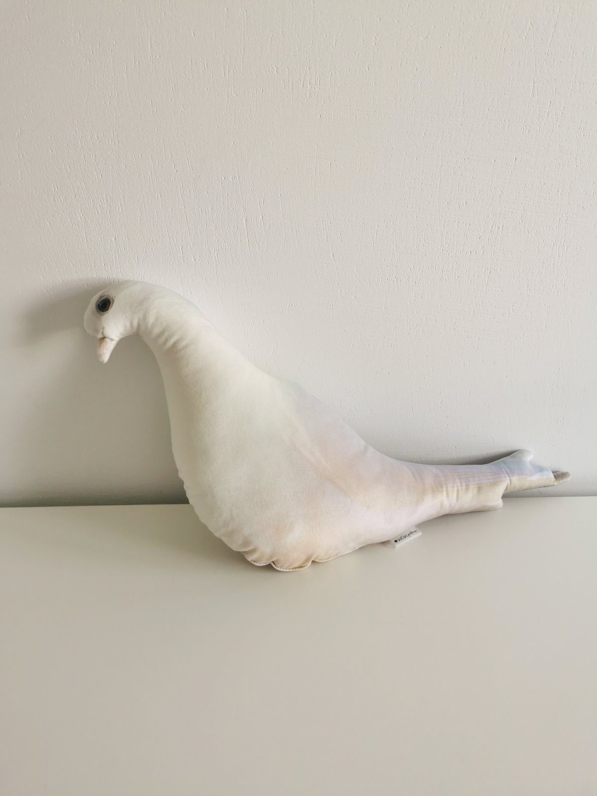 White Dove PIGEON Toy Pillow Plush Bird Pillow for Funny and - Etsy