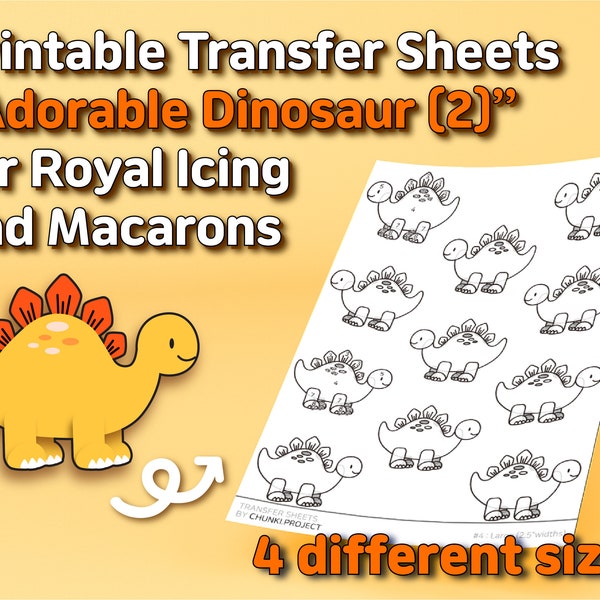 Transfer Sheet Dinosaur - Etsy