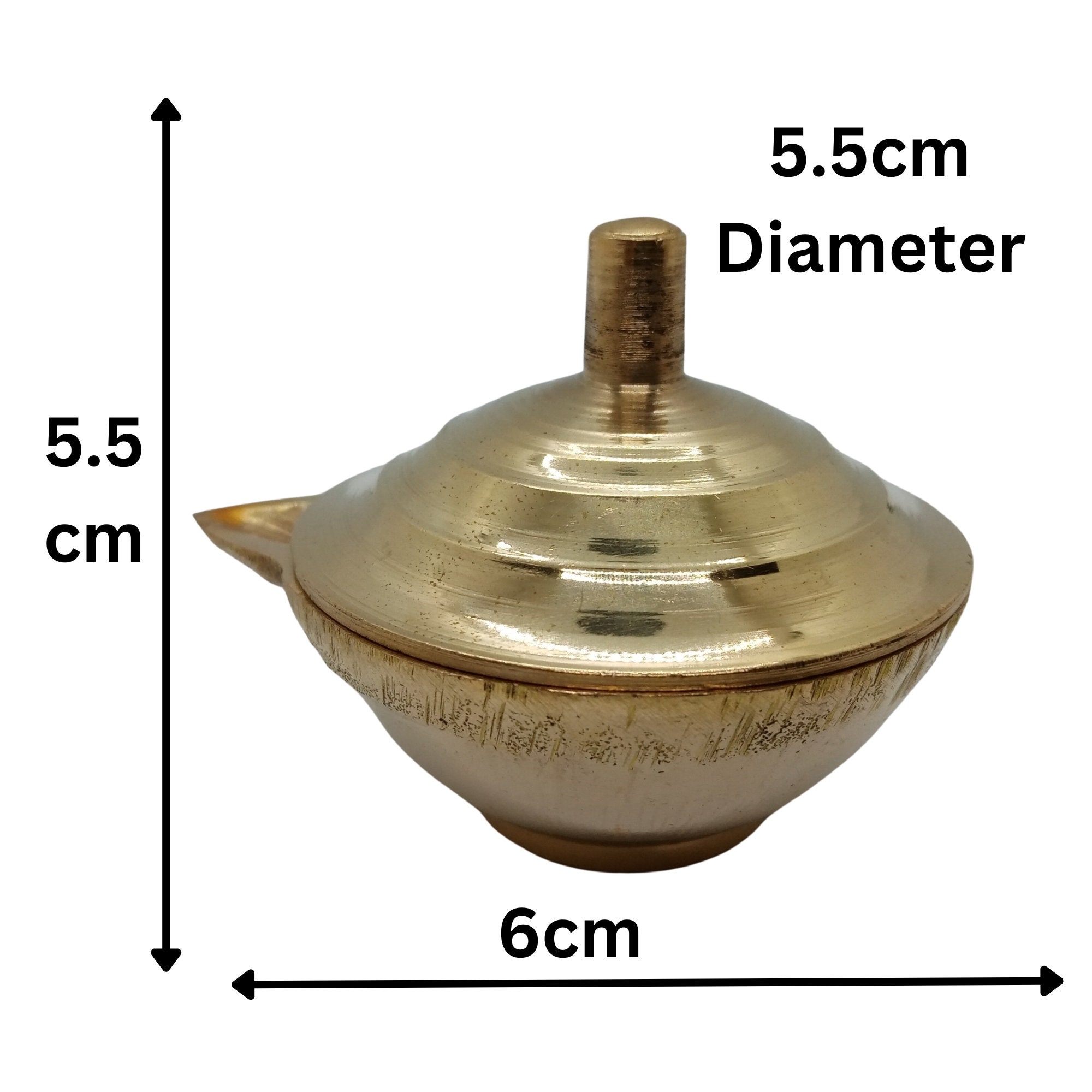 Mystical Brass Oil Lamp Handcrafted Diya With Free 100 Wicks - Etsy