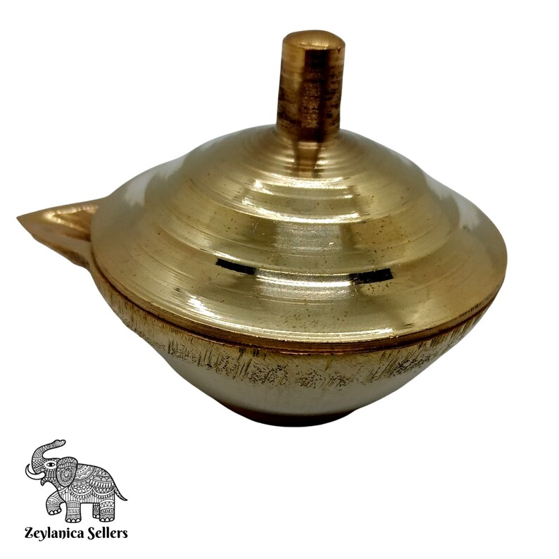 Mystical Brass Oil Lamp Handcrafted Diya With Free 100 Wicks Magical ...