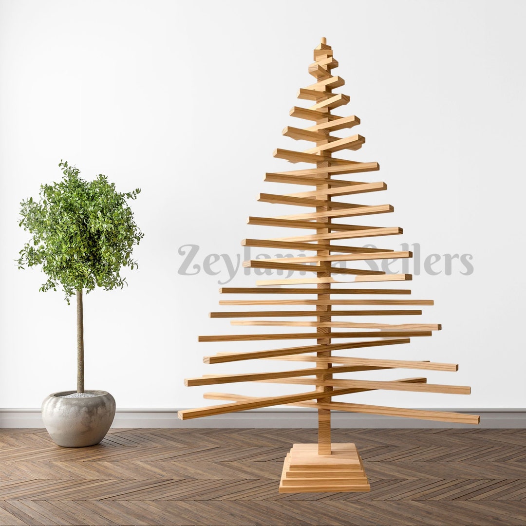 Wooden Christmas Tree, Eco Friendly and Modern Christmas Tree , Pine ...