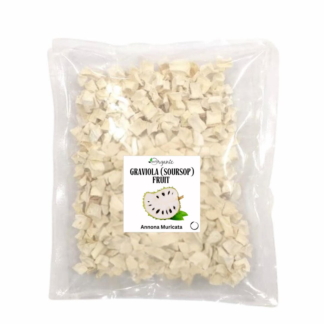 Organic Soursop Fruit Powder, All-natural Dried Graviola Fruit Chips ...