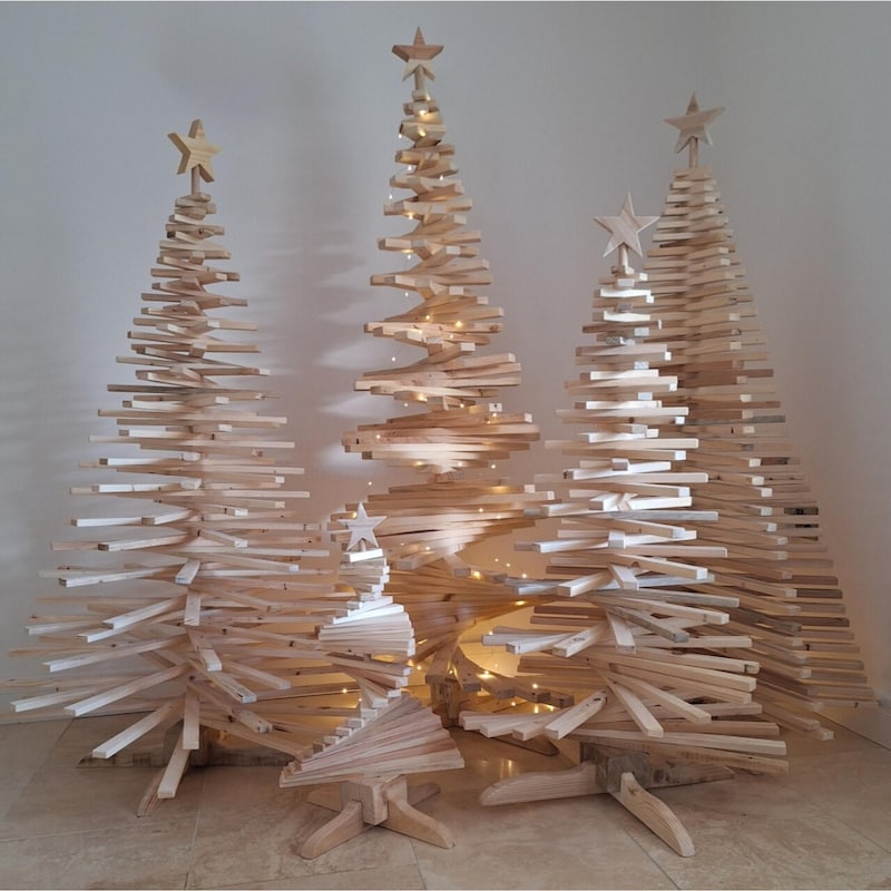 Wooden Xmas Tree - Etsy
