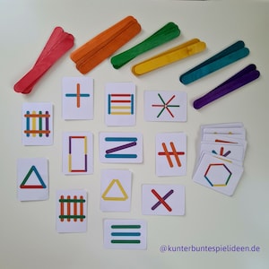 27 Motifs for Wooden Sticks to Copy (PDF) - Shapes, Patterns, Learning ...