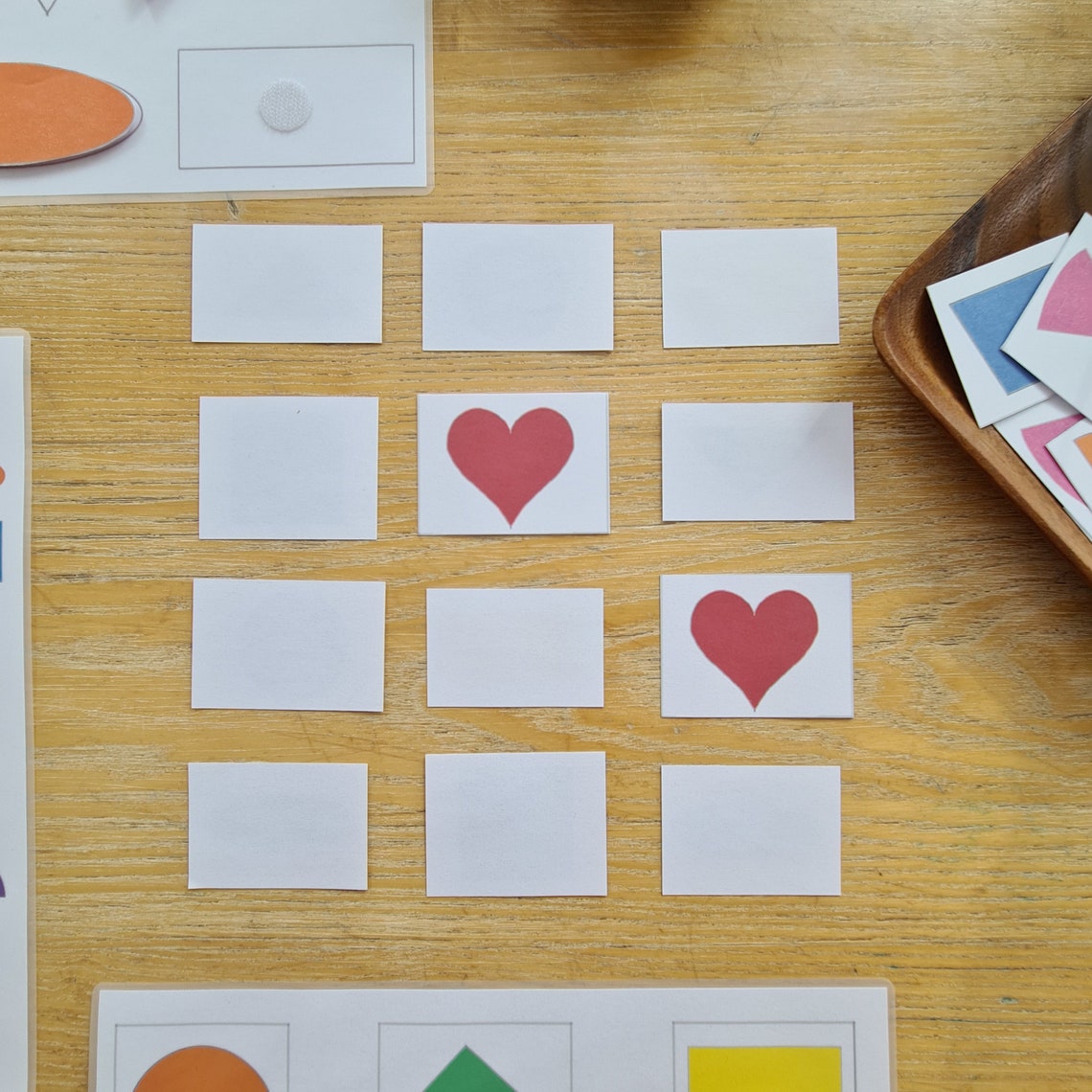 Learning Templates "finding and Connecting Shapes" Montessori Toddlers ...