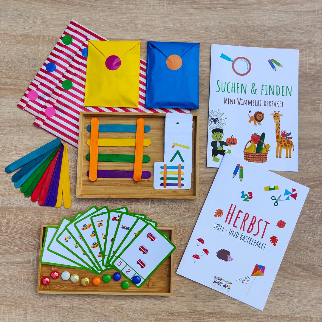 Colorful Gift Set play and Learn From 3 Years to School Enrollment ...