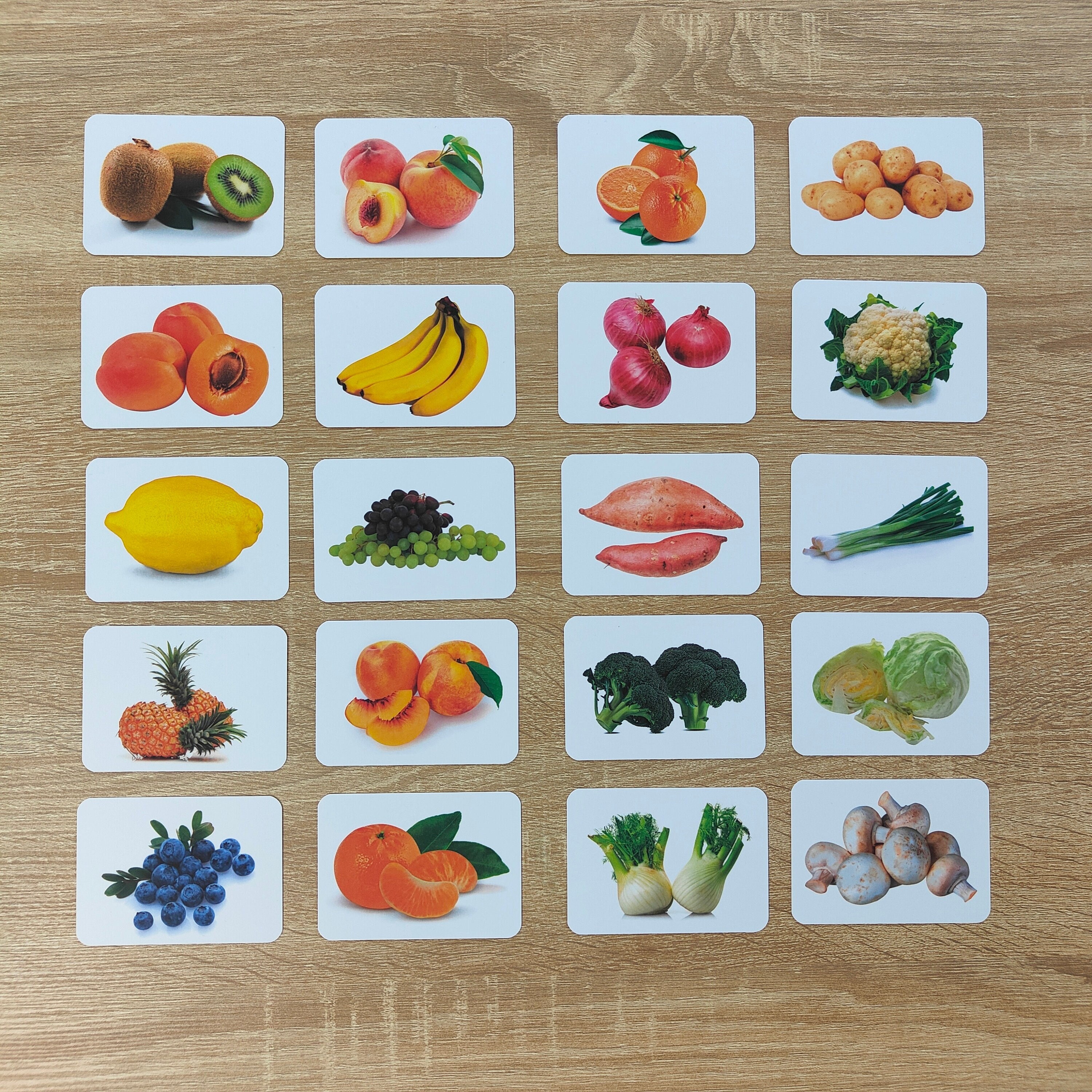 Fruit and Vegetable Card Set - Supplementary Set - Fruit and Vegetable ...