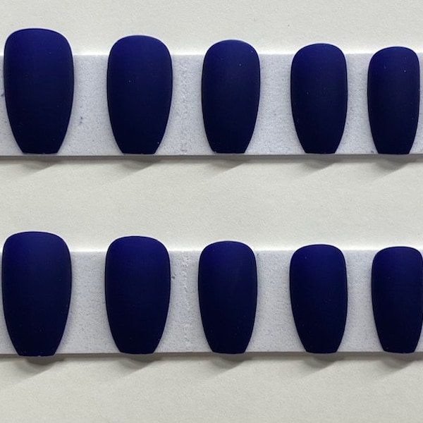 Medium Coffin Press on Nails - Etsy