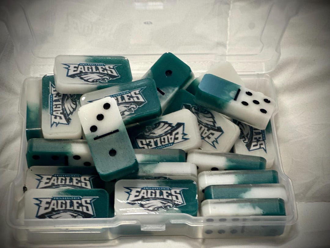 Custom Philly Eagles Inspired Dominoes - Etsy
