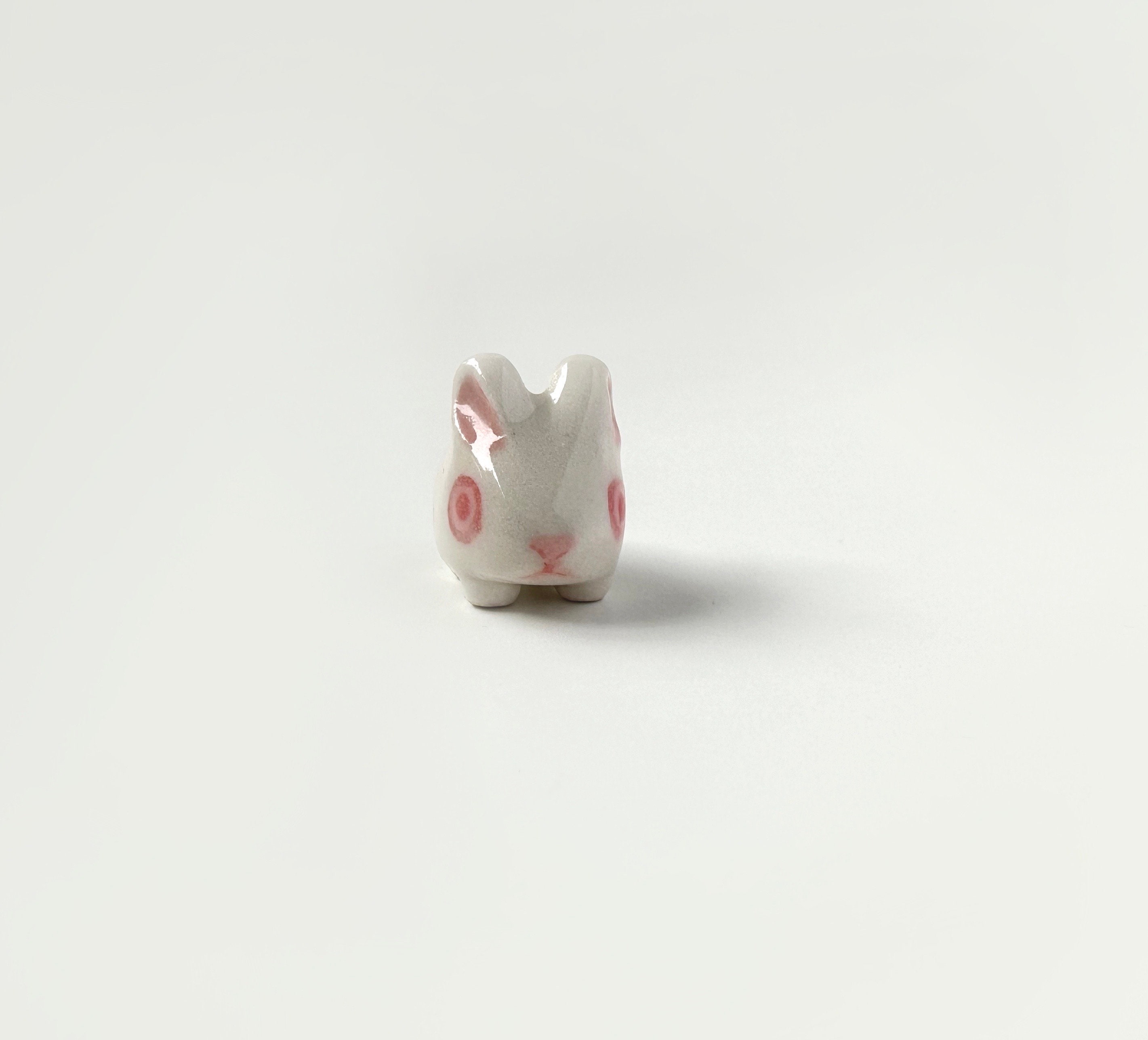 Miniature Ceramic Rabbit Small Porcelain Bunny Small - Etsy