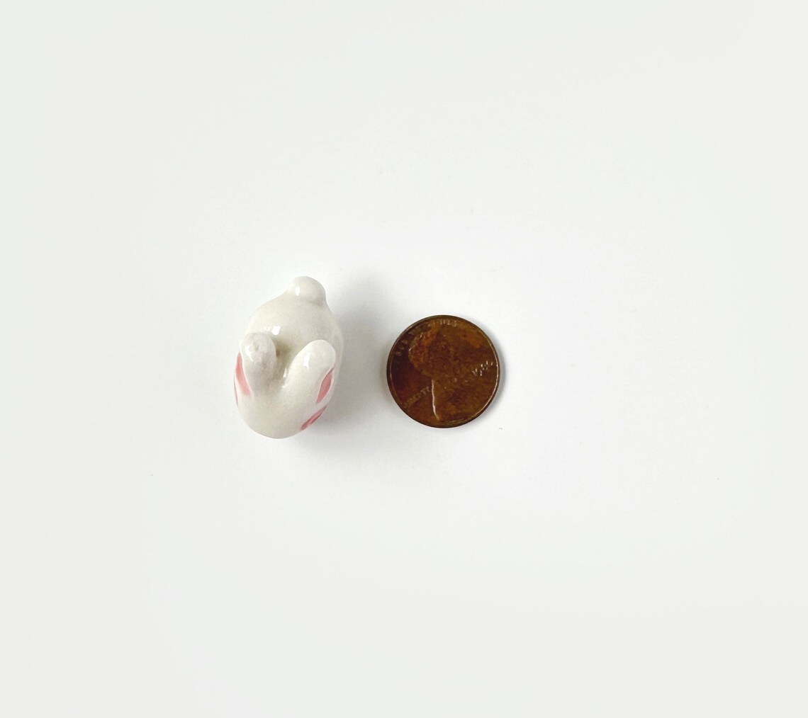 Miniature Ceramic Rabbit Small Porcelain Bunny Small - Etsy