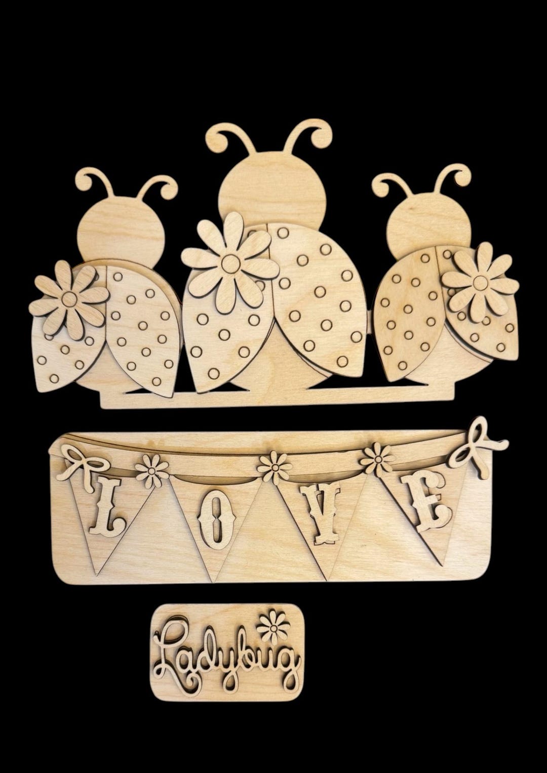 Ladybug Interchangeable Truck Insert - Add Whimsy to Your Decor - Etsy