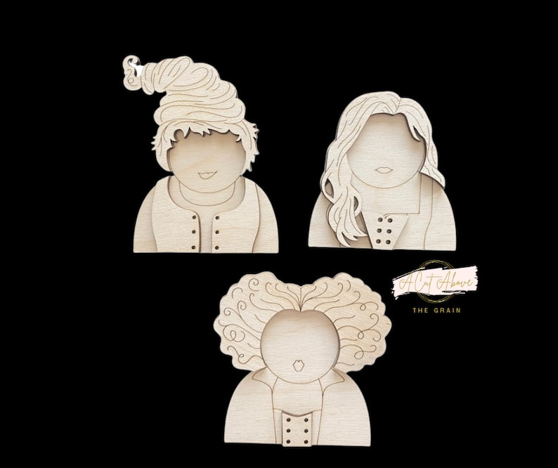 Hocus Pocus Sanderson Sisters DIY Wood Kit | Halloween Wood Blanks ...