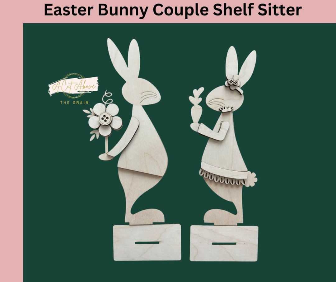 Easter Bunny Shelf Sitter DIY Wood Blanks - Etsy
