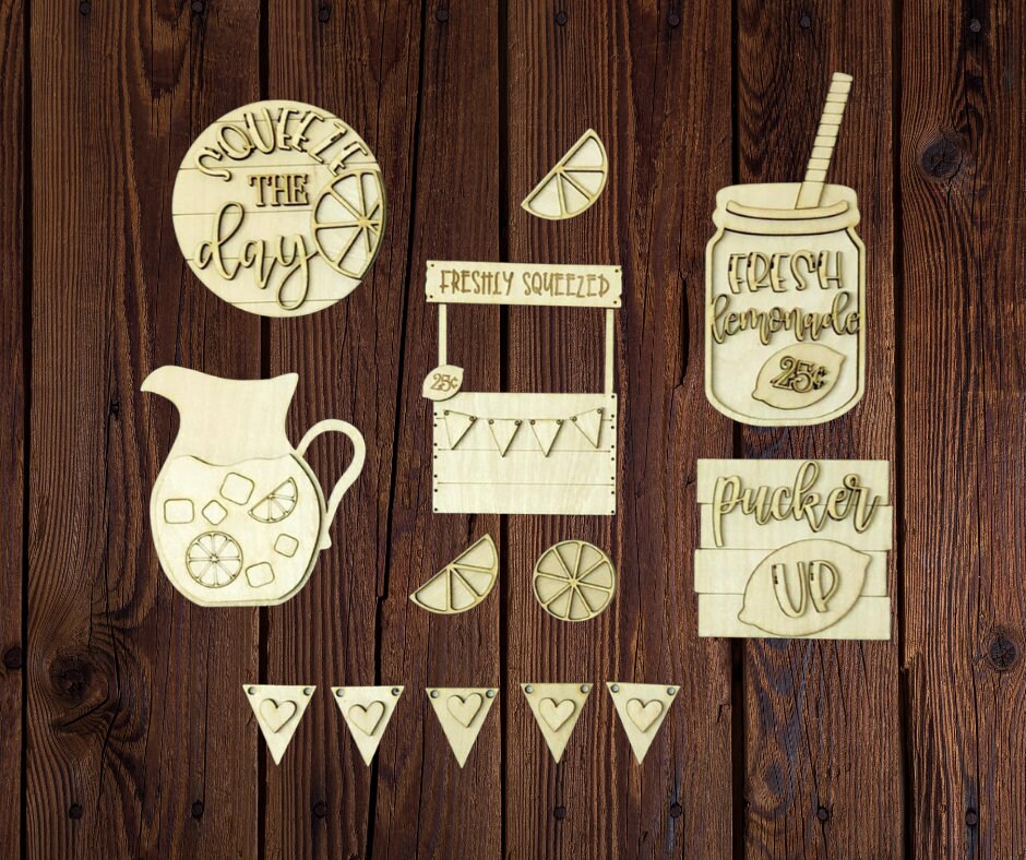 Lemon tier tray DIY kit / Lemonade Stand kit | Etsy