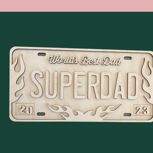 Father's Day DIY License Plate Kit - Etsy