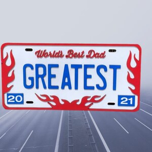 Father's Day DIY License Plate Kit - Etsy