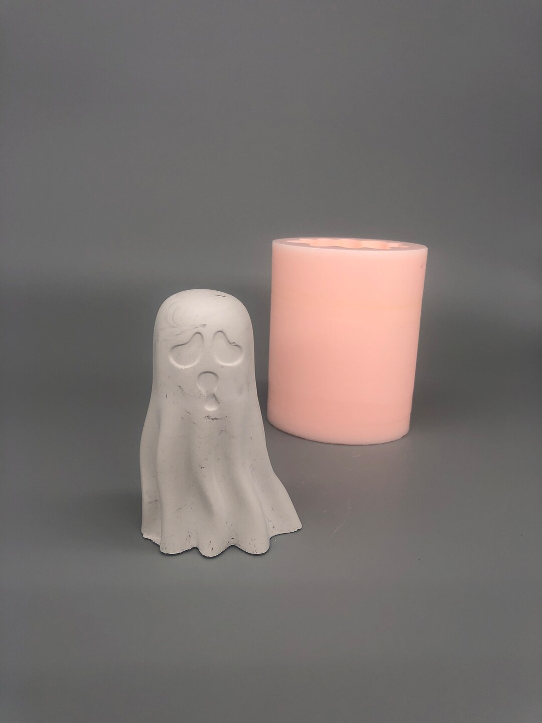 Spooky Ghost Figure Silicone Mold. Concrete Halloween Mould. - Etsy