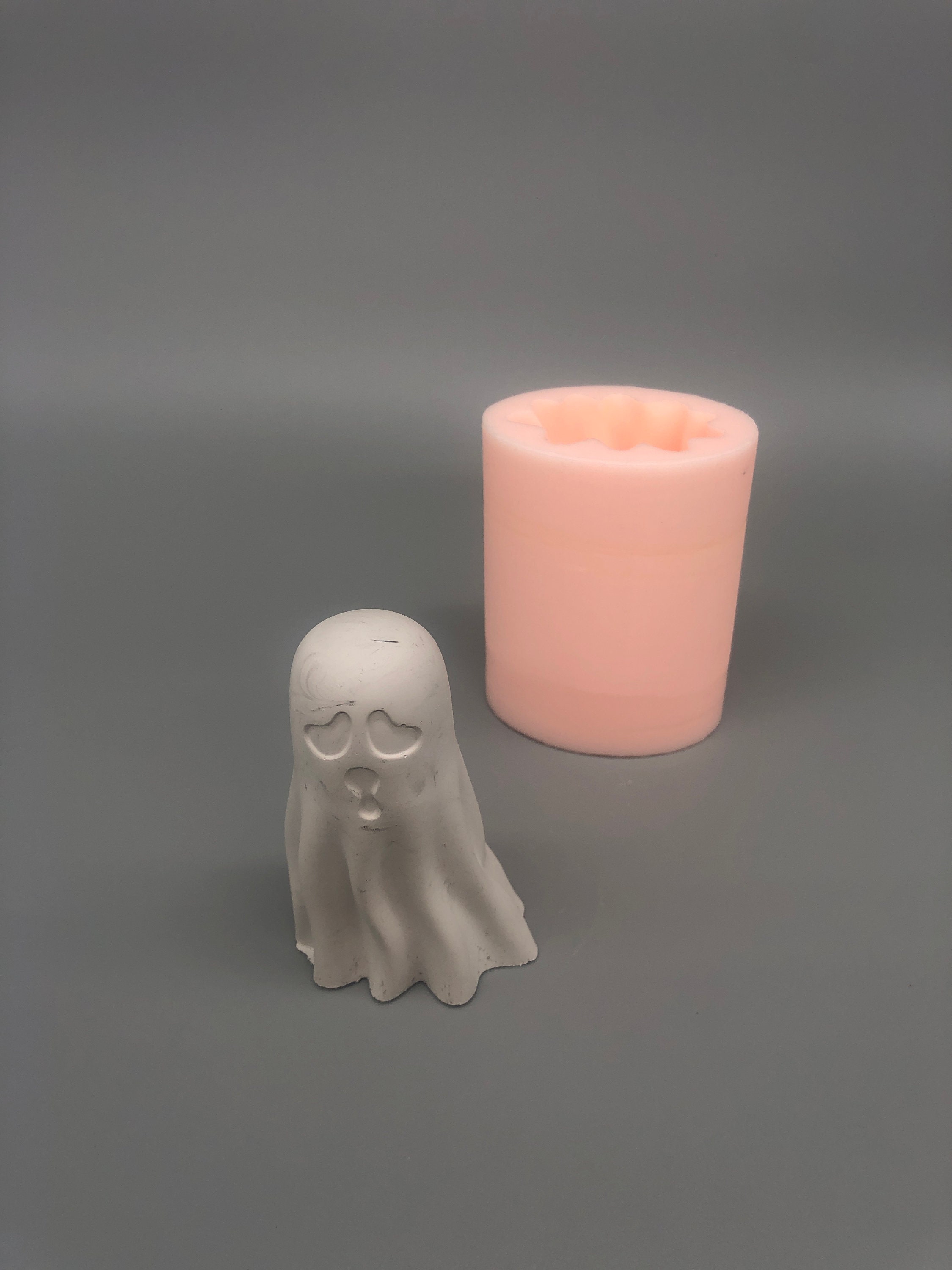 Spooky Ghost Figure Silicone Mold. Concrete Halloween Mould. - Etsy