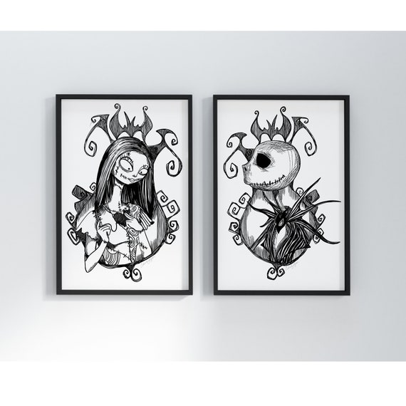 Bocetos De Jack Skellington De Tim Burton