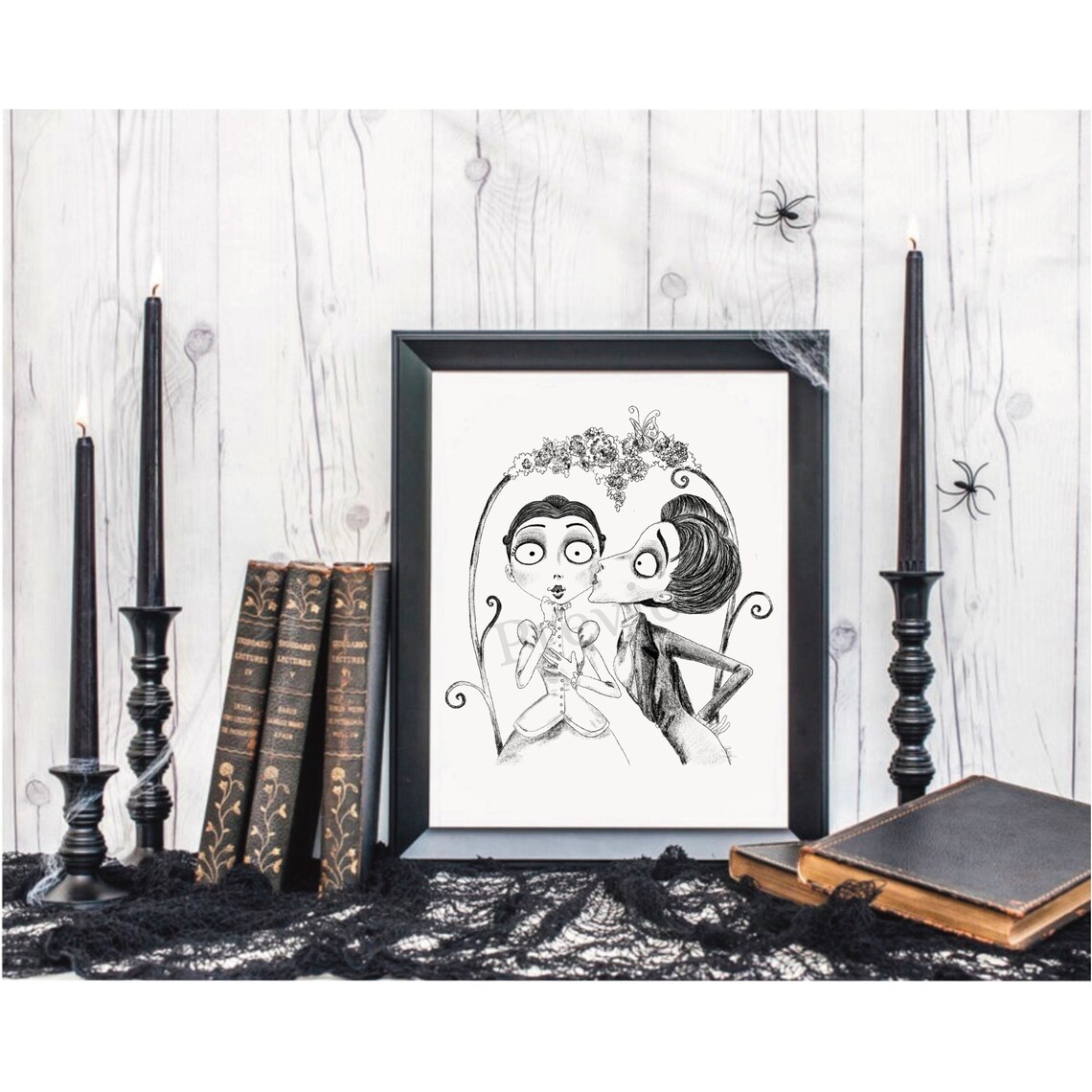 Corpse Bride Printable Art Victor and Victoria PDF Wall Art - Etsy