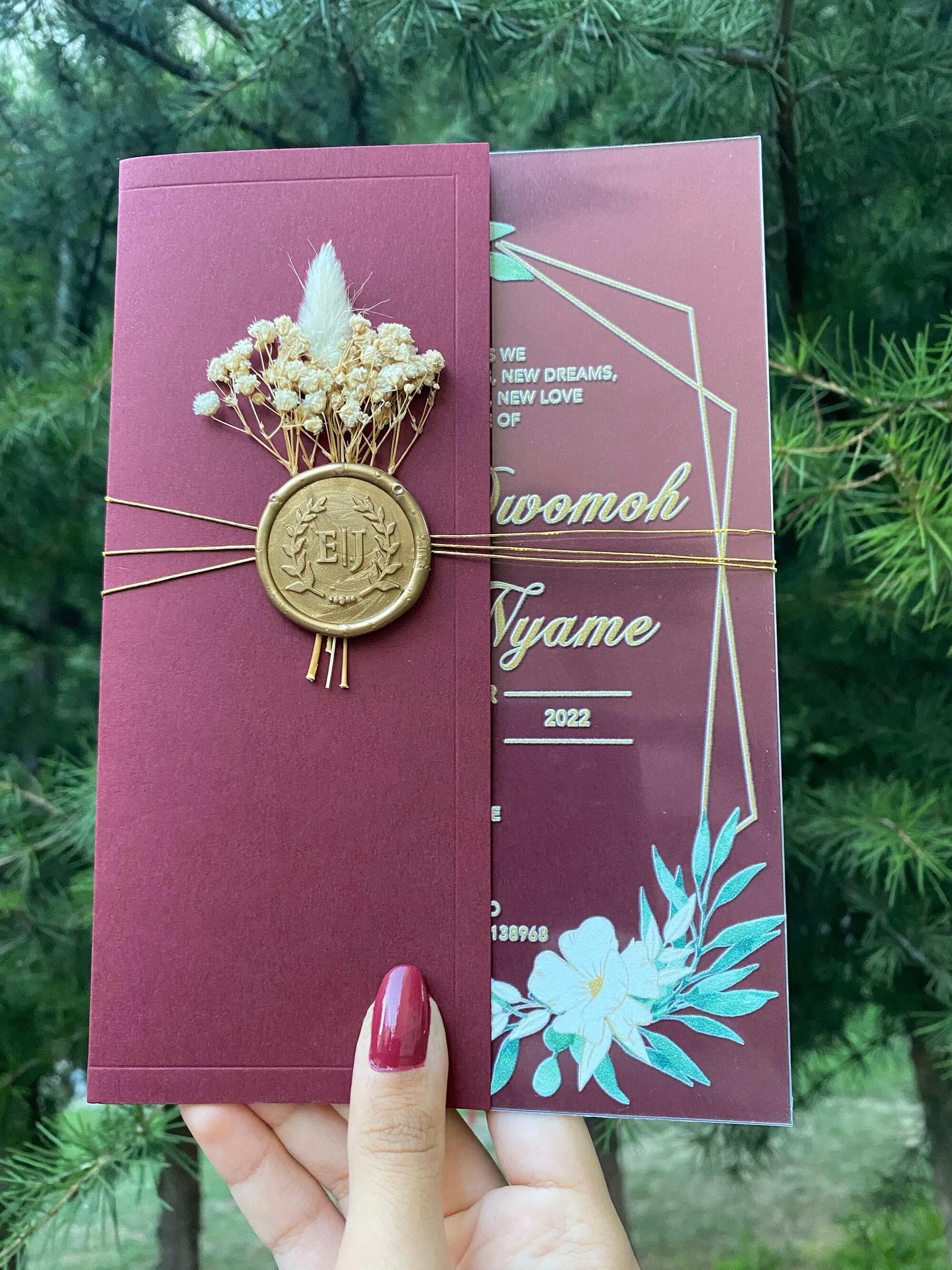 Acrylic Invitation. Transparent Invitation. Wedding - Etsy