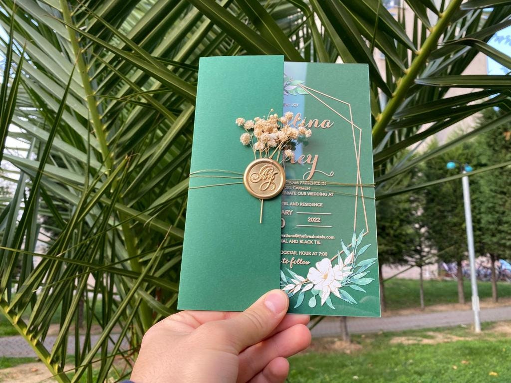 Acrylic Invitation. Transparent Invitation. Wedding - Etsy