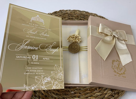 Quinceanera Box Invitations