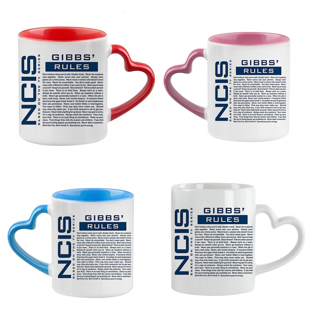 NCIS Gibbs' Rules Themed Mug Coffee Tea Cocoa Soup Daily - Etsy