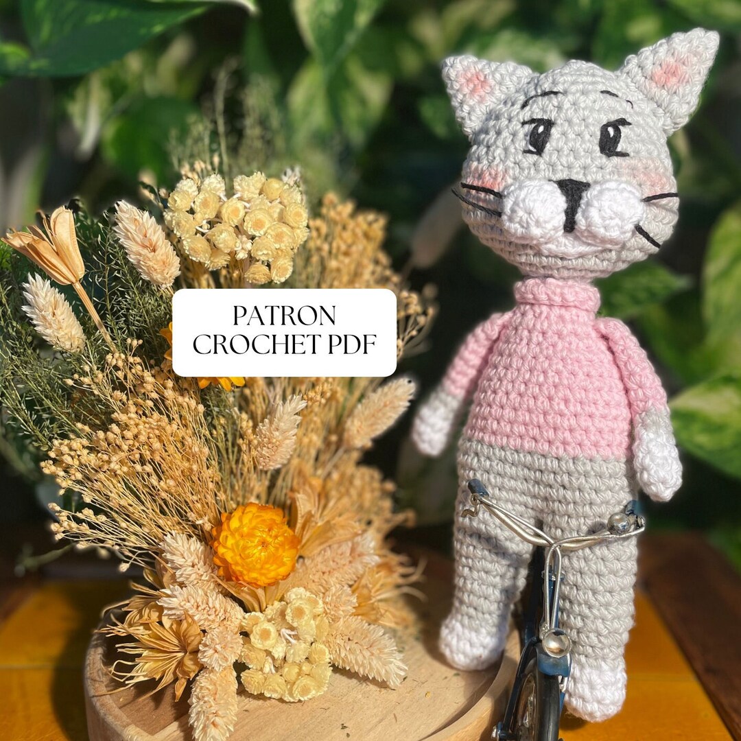 Pattern - Amigurumi Crochet Cat - Etsy