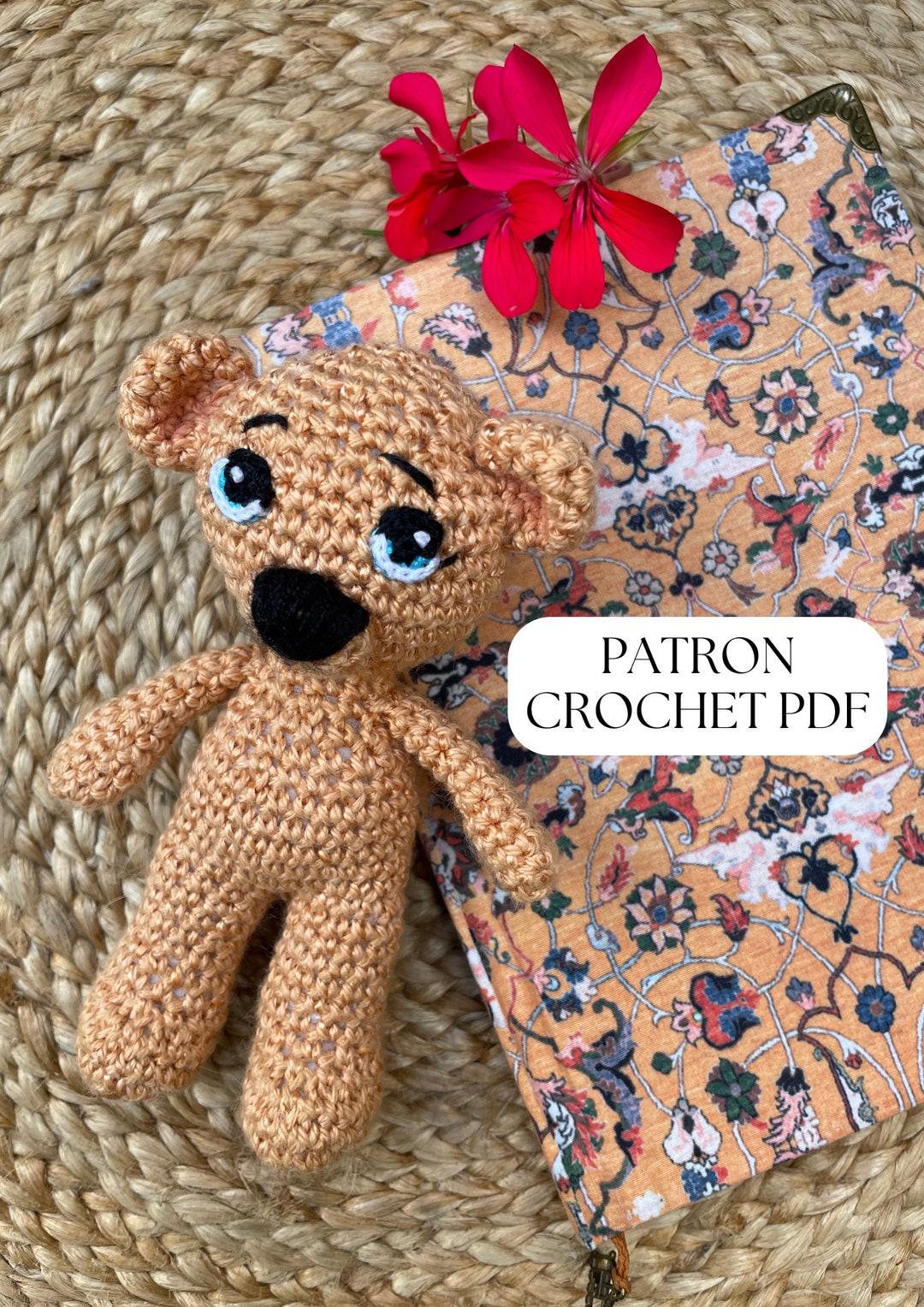 Pattern Small Amigurumi Crochet Bear - Etsy