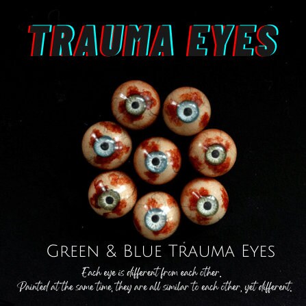 Realistic Green Trauma Acrylic Eyeball Pendant - Etsy