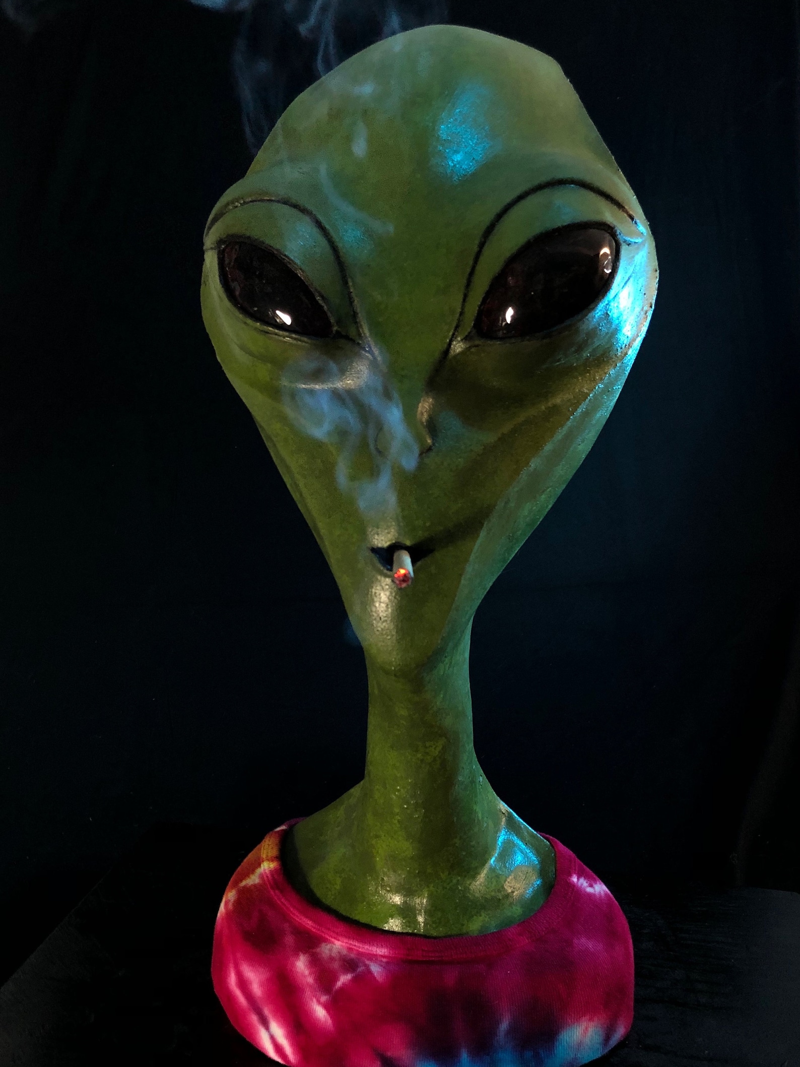 Green Alien Interactive Sculpture - Etsy