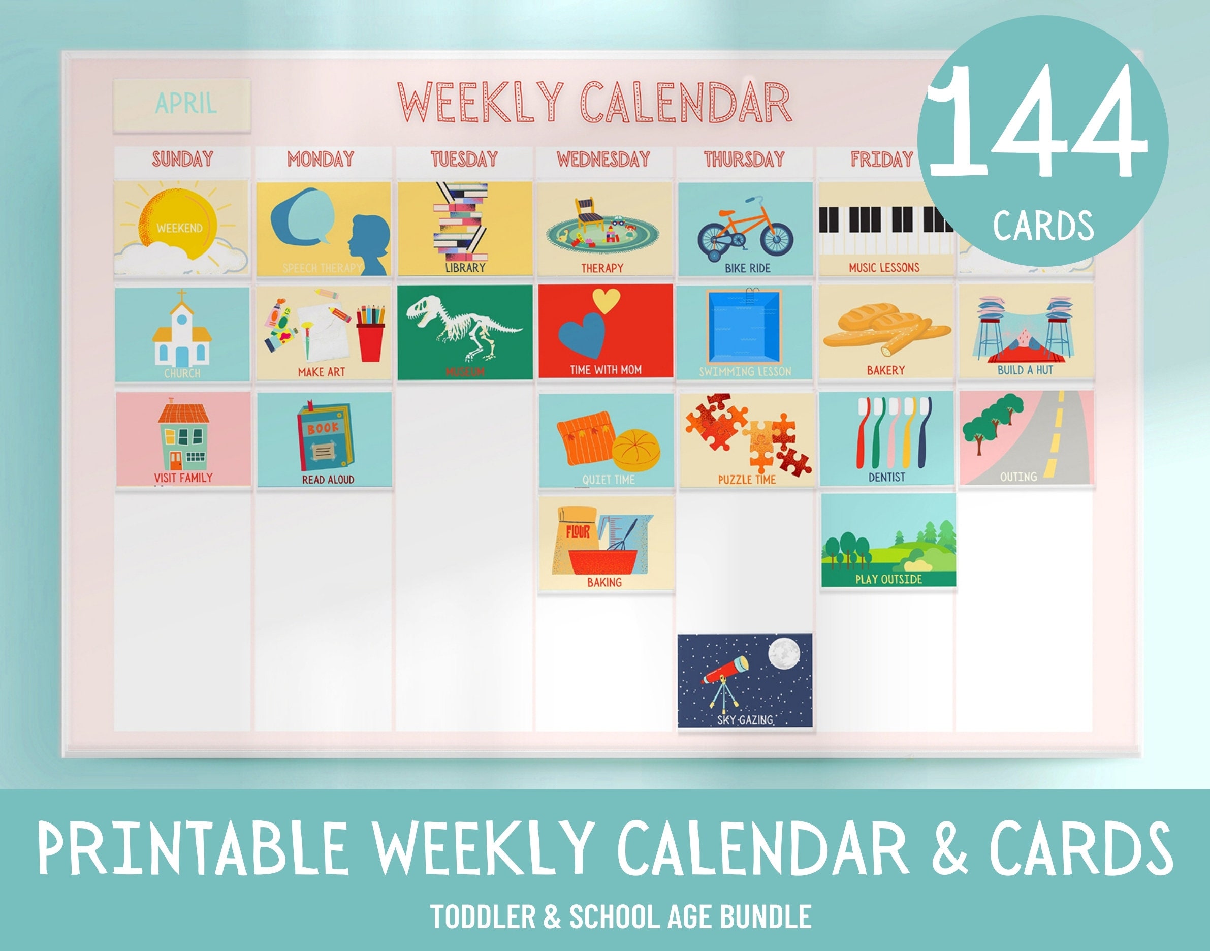 Weekly Activities Calendar