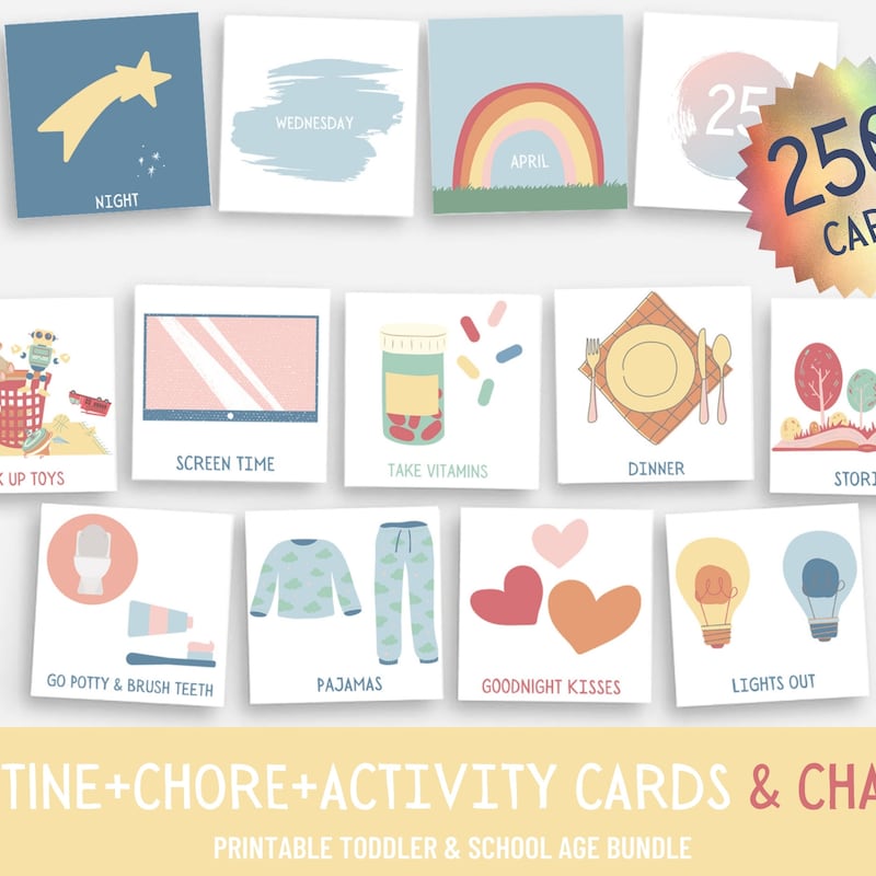 Toddler Schedule Printable - Etsy