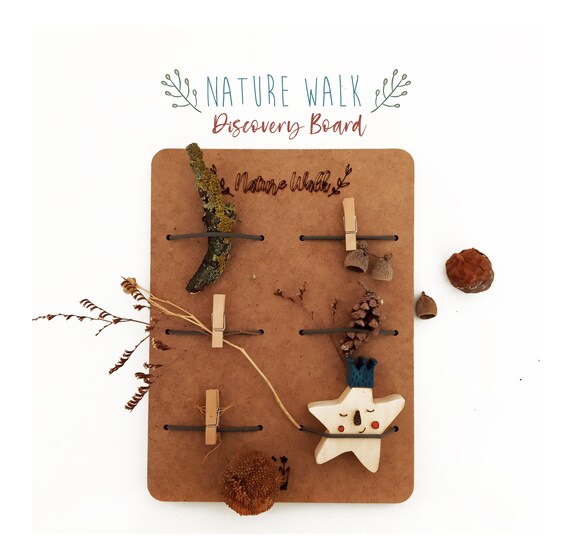 Nature Walk Discovery Board Nature Crafting Nature - Etsy
